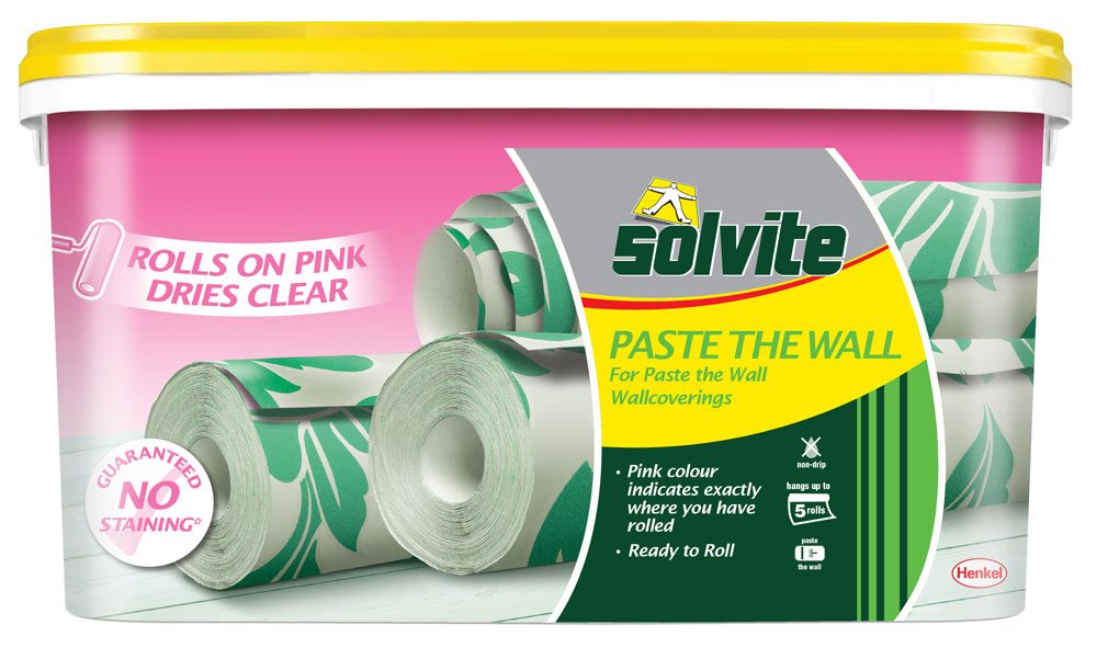 solvite wallpaper paste the range